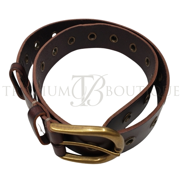 Frye | Accessories | Frye Womens 27pin Grommet Hole Leather Belt W ...